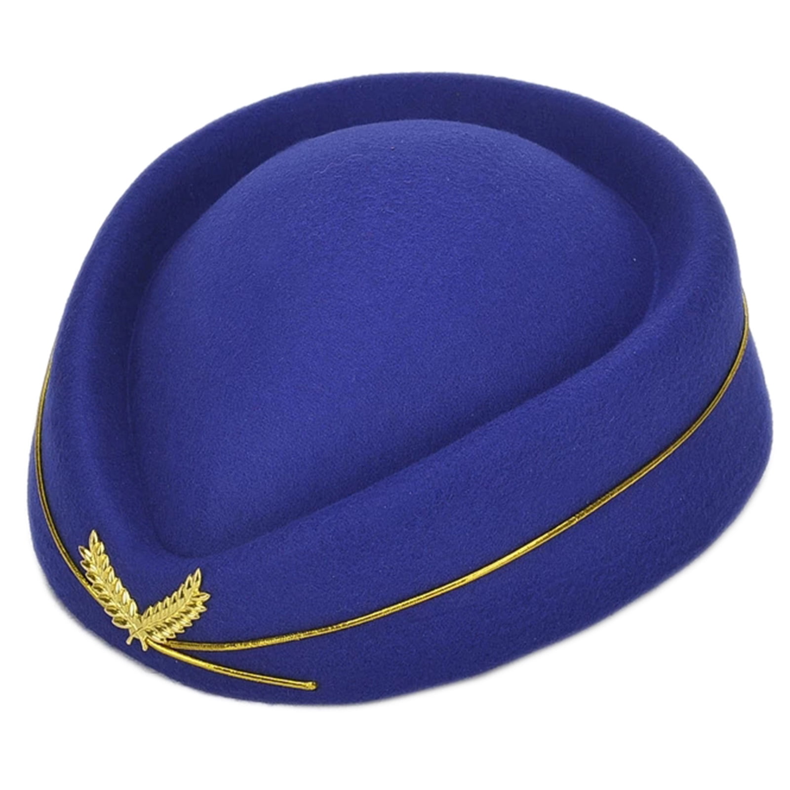 lanema Women Stewardess Hat Air Hostesses Hat Beret Hat Formal Uniform ...