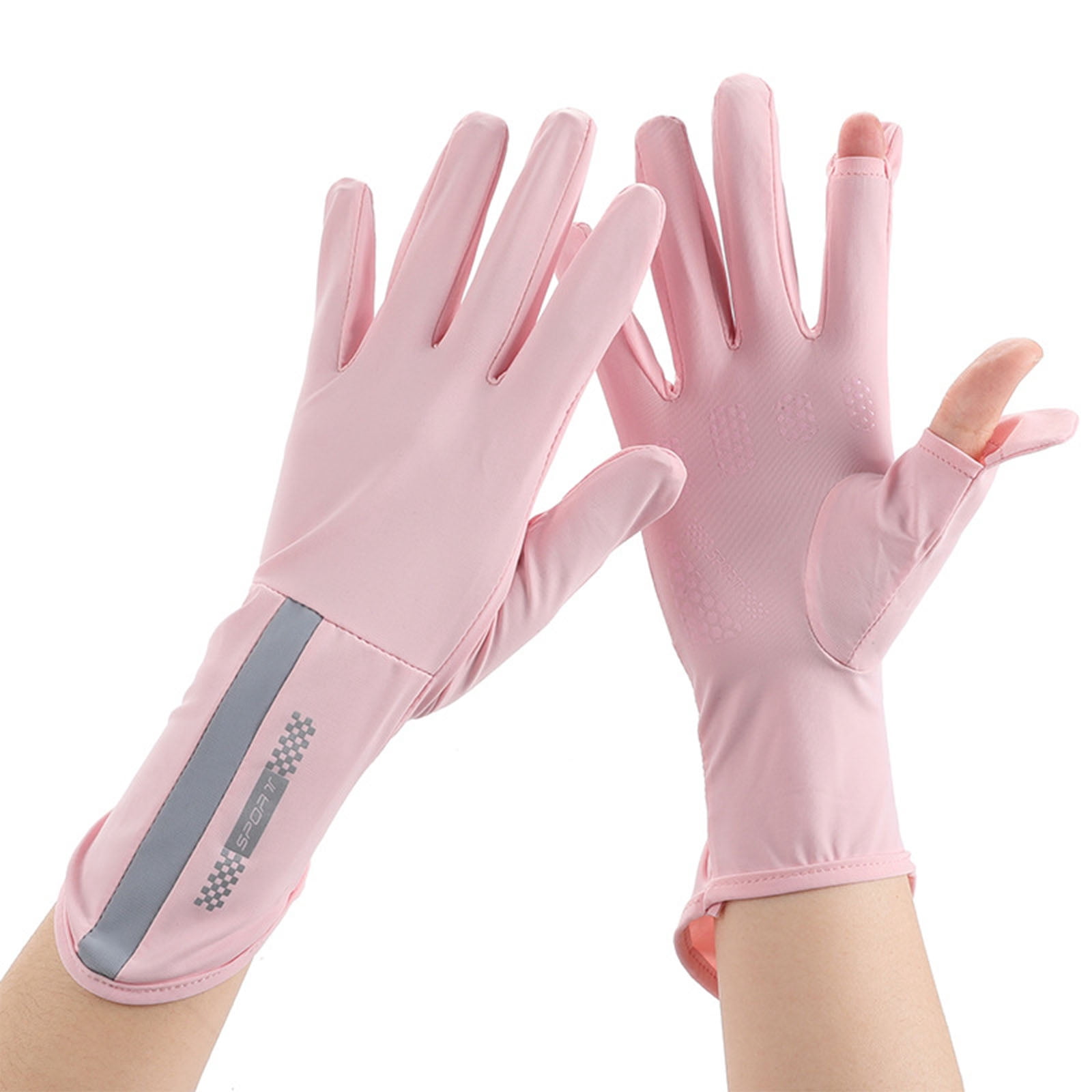 lanema Women's Half Finger UV for Protection Gloves Outdoor Hiking ...