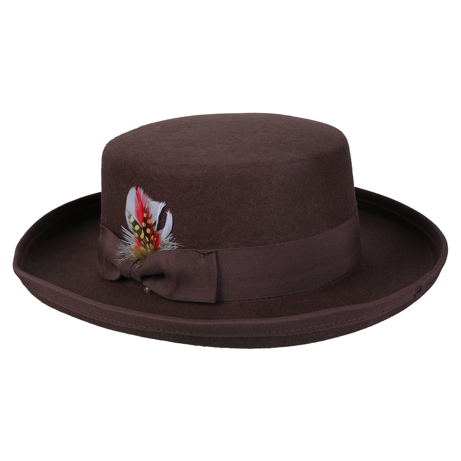 lanema Wool Top Hat Old-fashioned Fedoras Hat Top Hat for Celebration ...