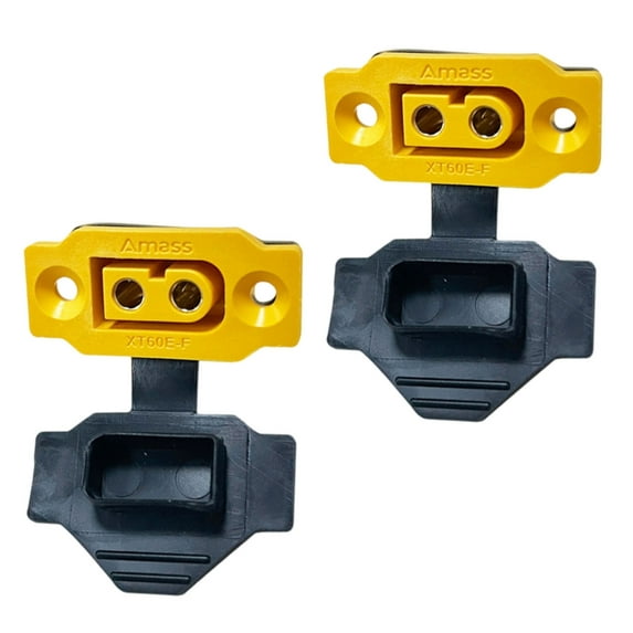 lanema XT60E-F Female Connector Screw Fixed Panel Mount Soldering XT60 ...