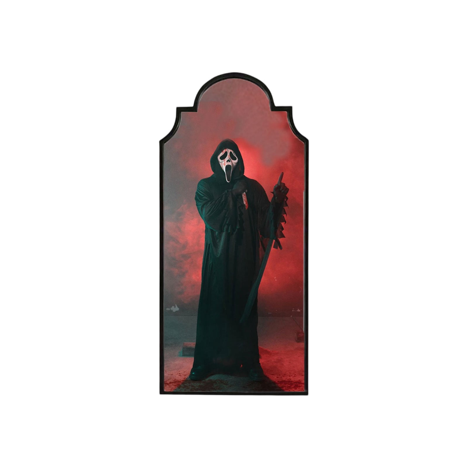 laqbezok 2025 Halloween Death Scream Mirror, 13.78" Scary Death Scream ...