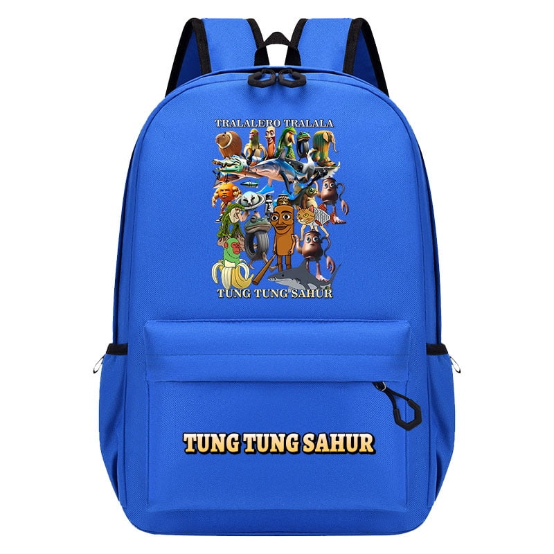 laqbezok AI Italian Brainrot Animals School Backpack, 16.54" Tralalero ...