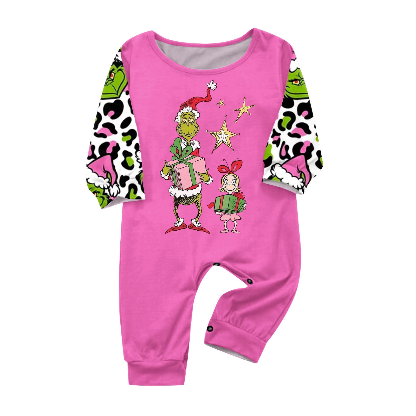 laqbezok Christmas Pajamas for Family, Pink Matching Family Christmas ...