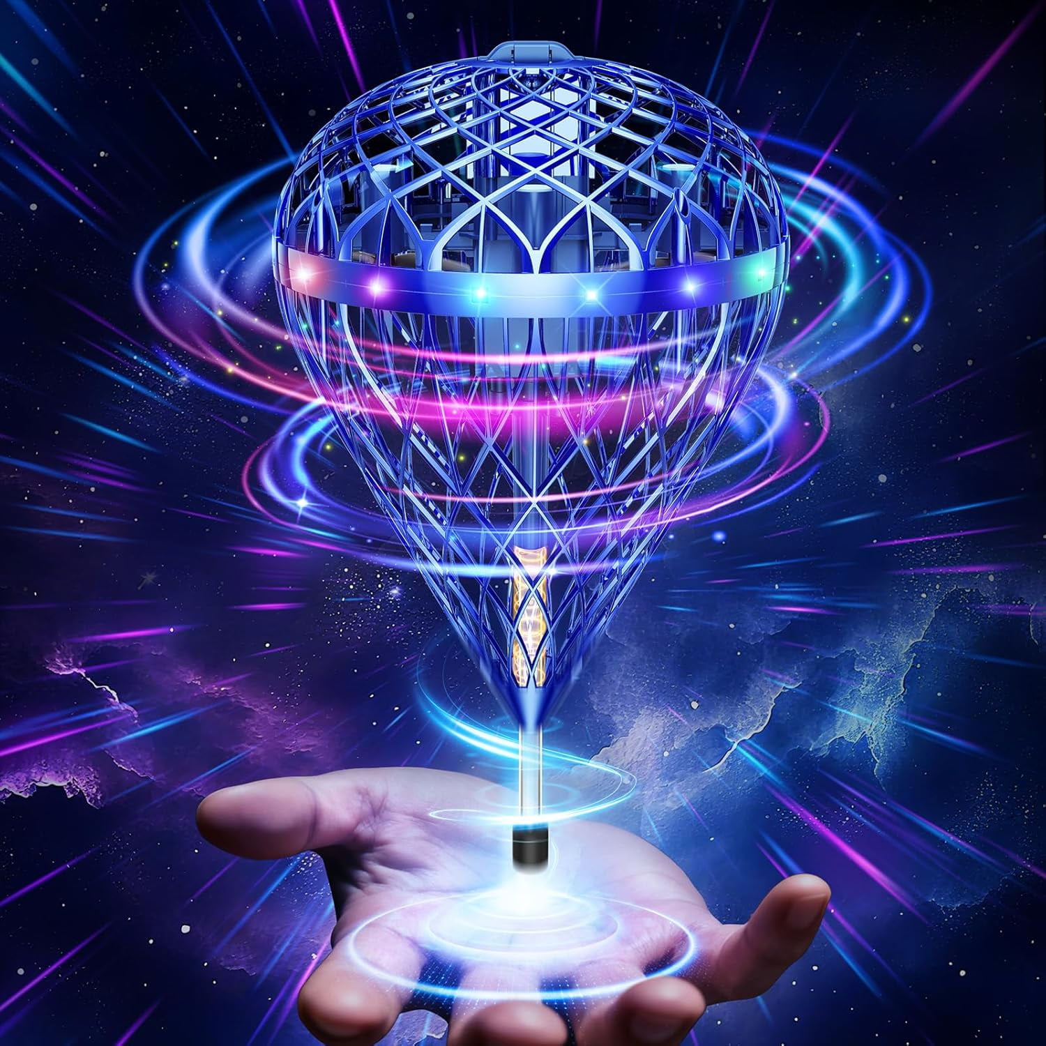 laqbezok Fl+ying Bouncing T0ys, 2025 Cosmic Globe Fly+ing Orb Ball ...