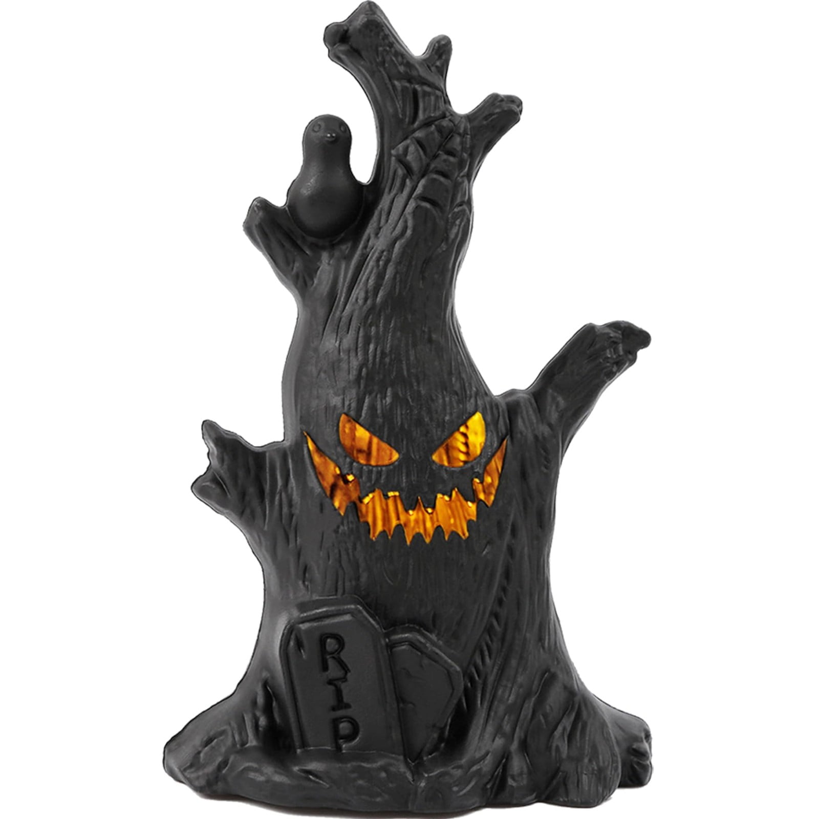 laqbezok Halloween Ghost ecorations Tree, Horror Indoor Tabletop ...