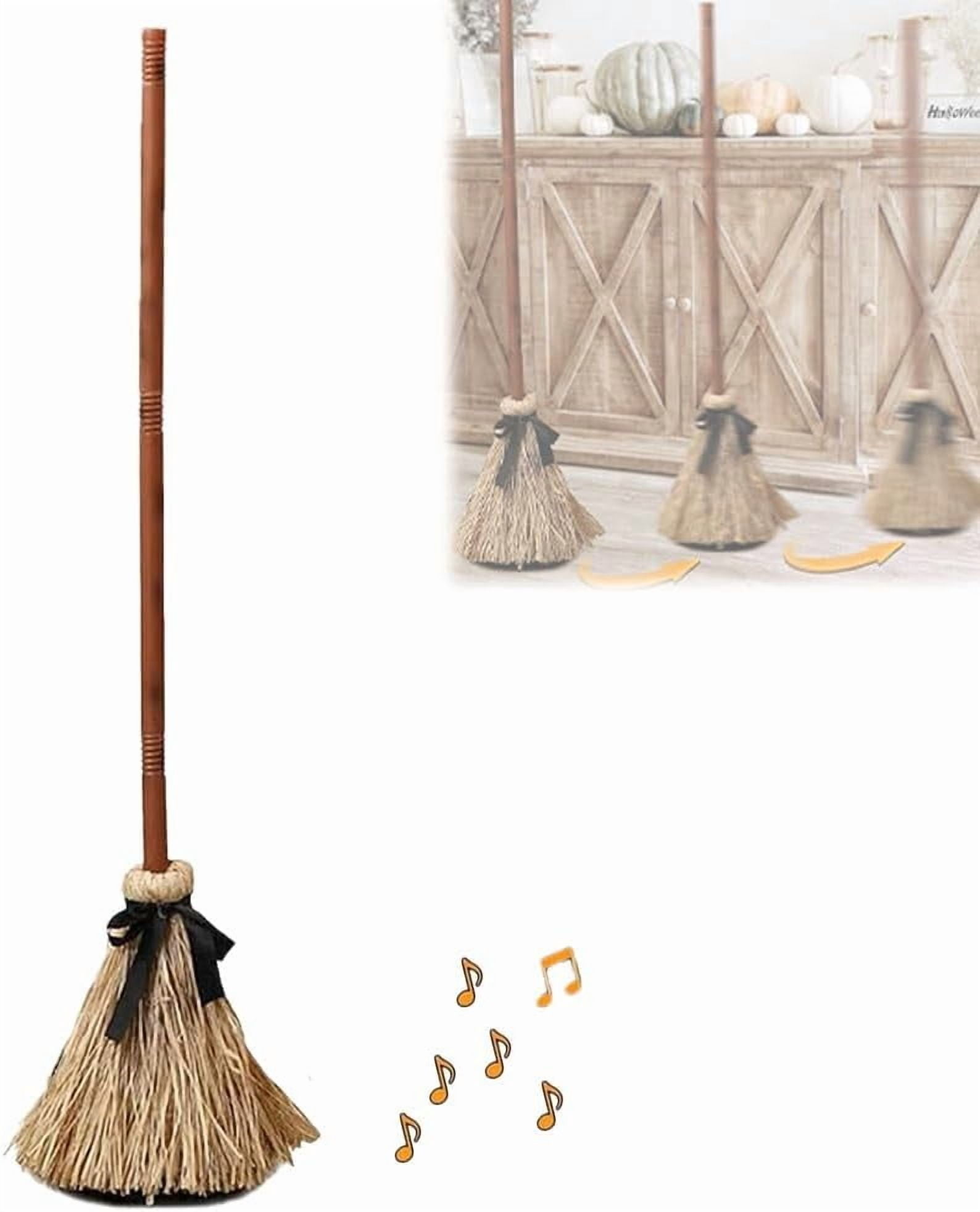 laqbezok Halloween Magic Broom, Floating Witch's Broom –Haunted Dancing ...