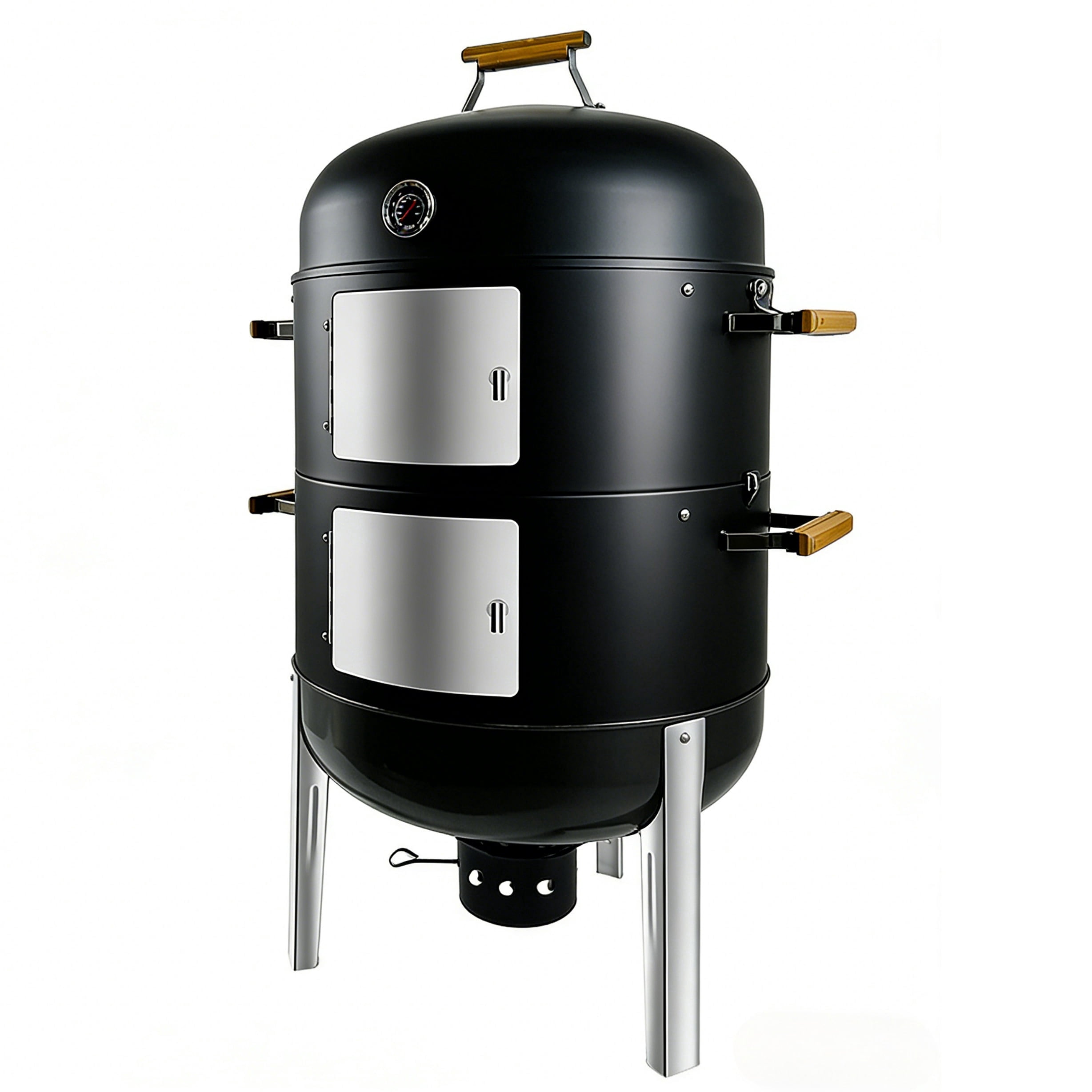 laraVist 20.5 Inch BBQ Smoker and Grill Combo for Outdoor Cooking ...