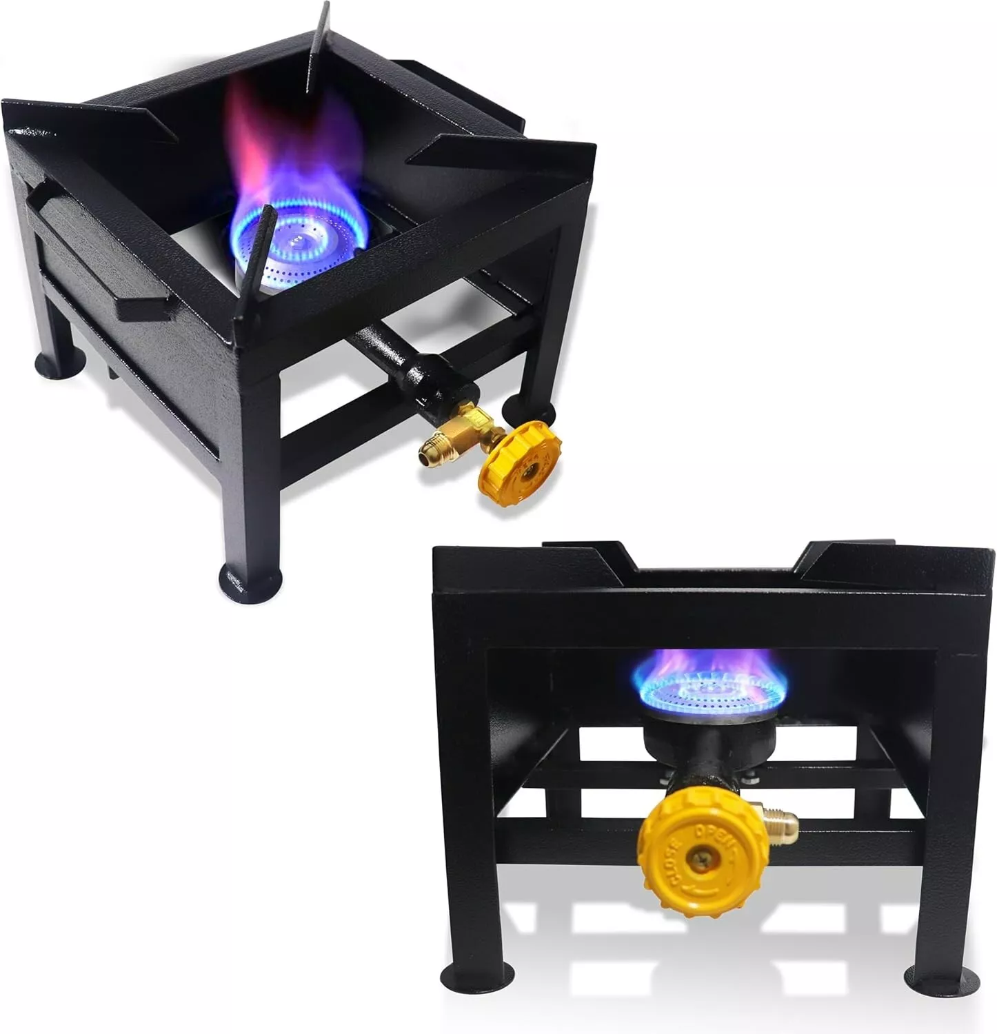 large Propane Burner Gas Stove - High Pressure Square Single Burner ...