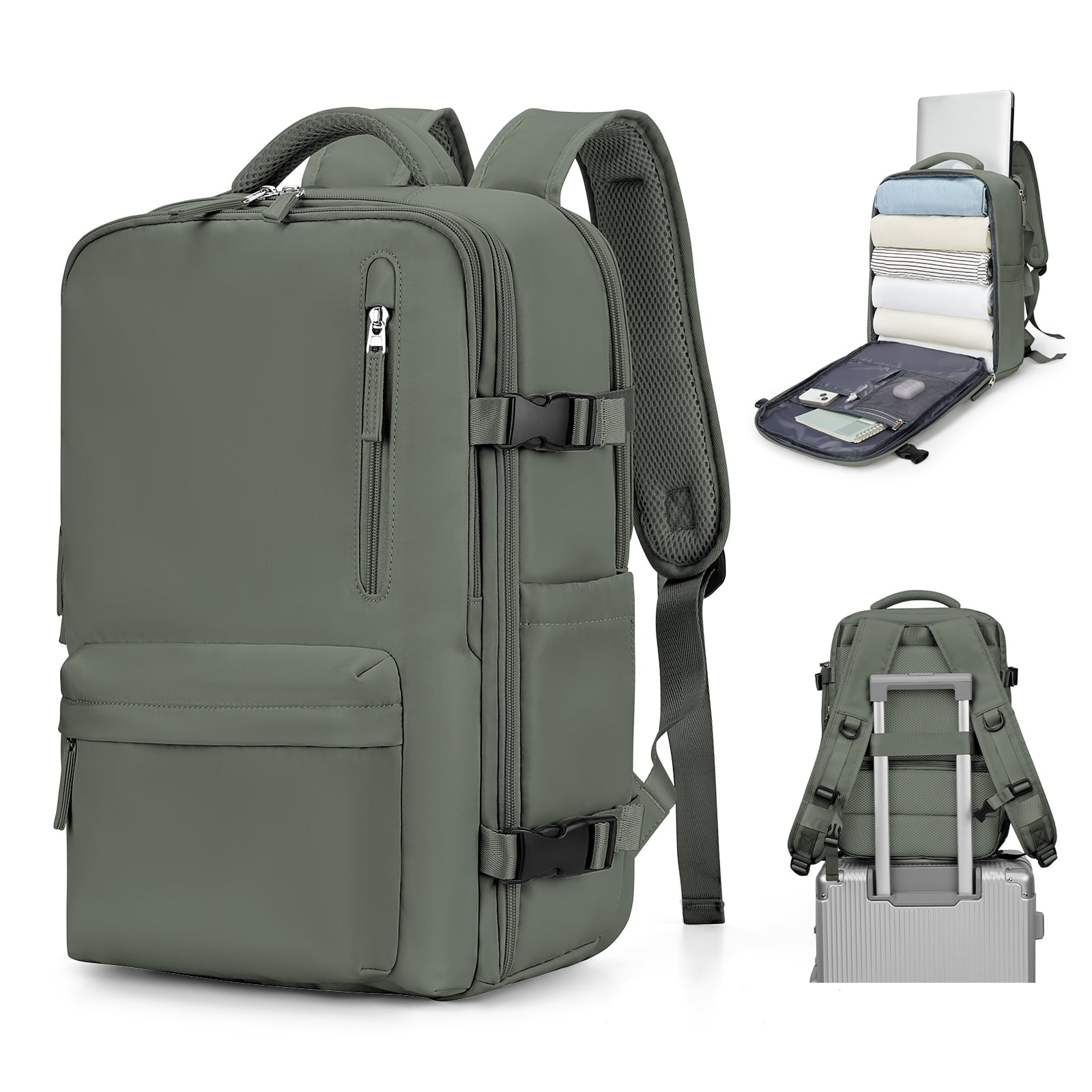 large backpack women, carry on backpack,hiking backpack waterproof ...