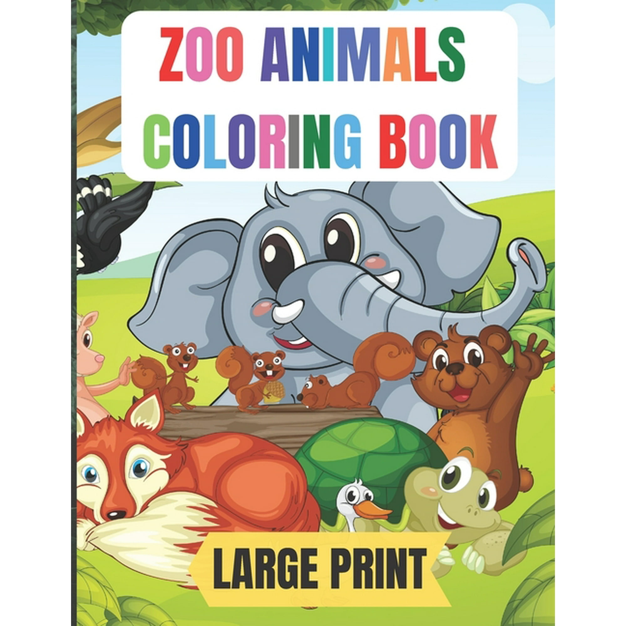 Coloring Pages Of Zoo Animals