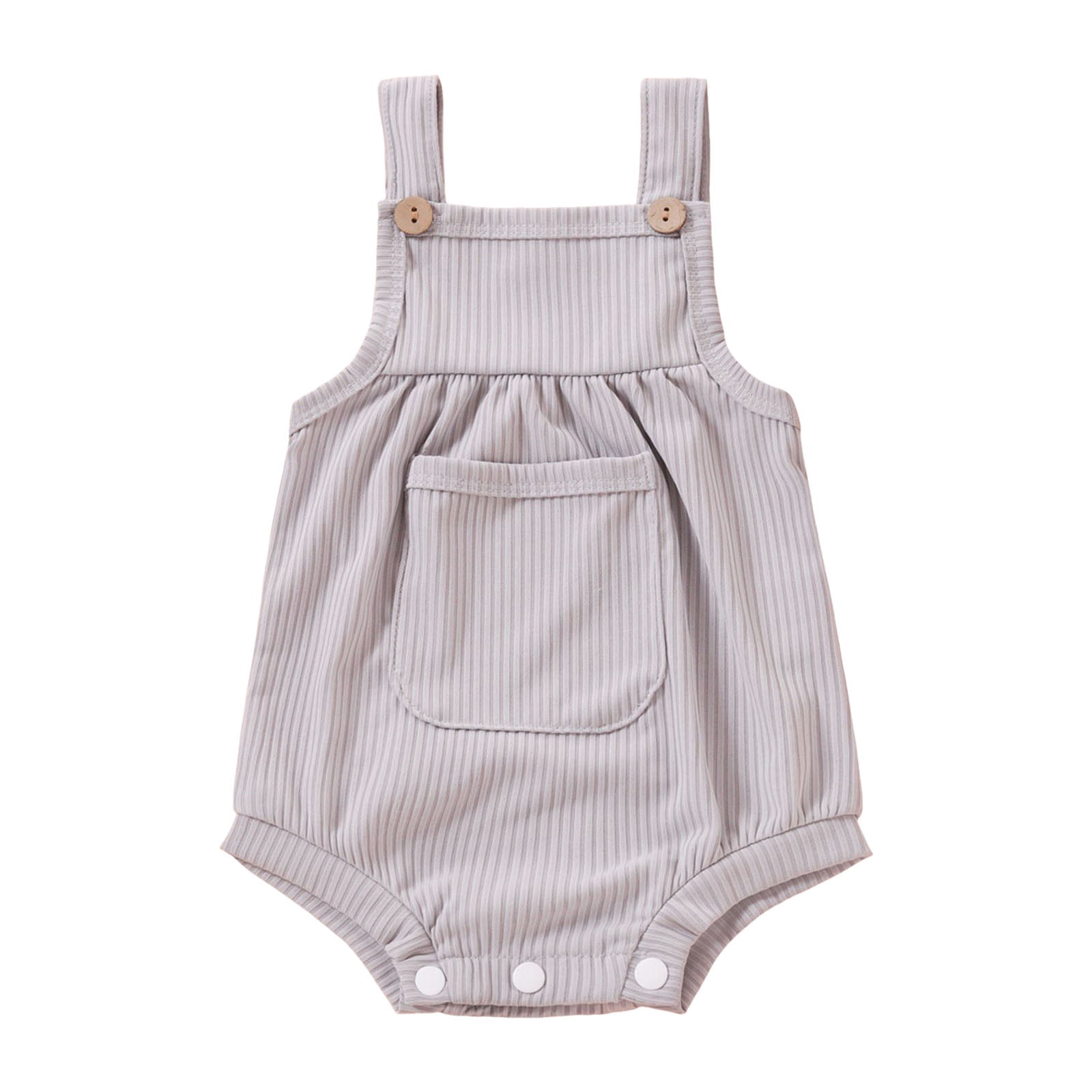 larppty Baby Girl 9-12 Months Baby 1 Piece Summer Romper Boy Solid ...