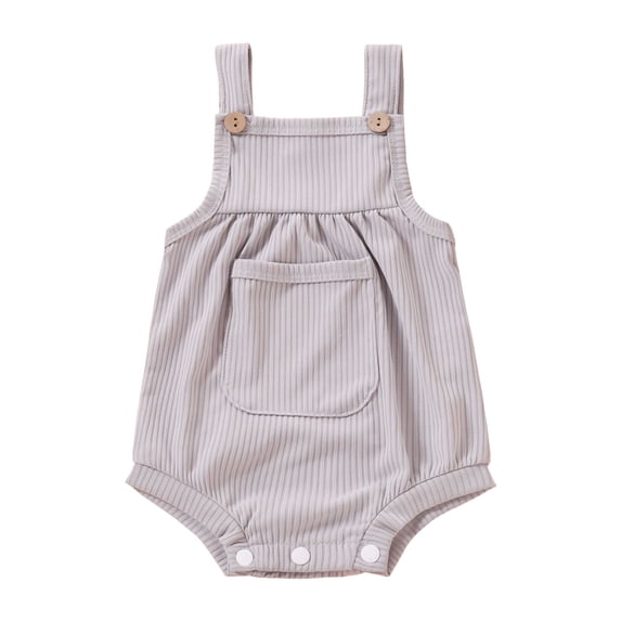 larppty Baby Girl 9-12 Months Baby 1 Piece Summer Romper Boy Solid ...
