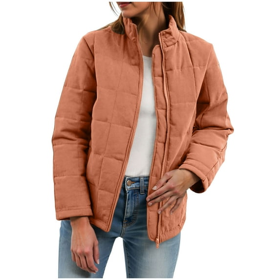 larppty Women's 2025 Fall Clothes Plaid Shacket Jacket Long Sleeve ...