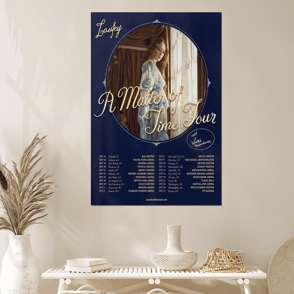 laufey A MATTER OF TIME TOUR Size 24''x36''-The Future Box - Walmart.com