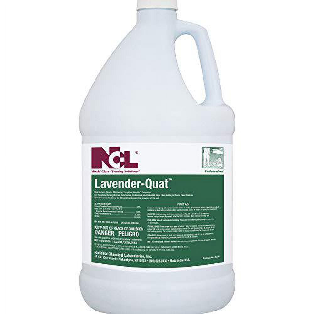 LAVENDER QUAT Disinfectant Cleaner 4 x 1 Gallon Makes 128 Gallons of ...