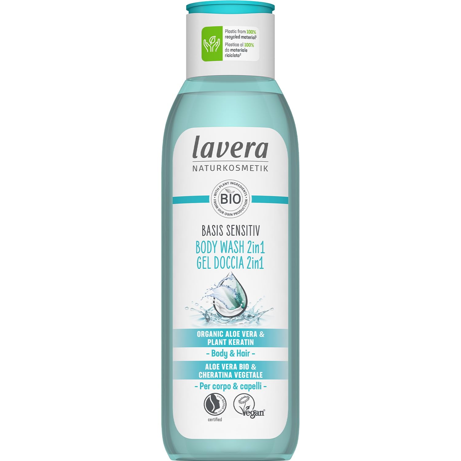 lavera basis sensitiv care DPF11 shower 2in1 - gentle cleansing for ...
