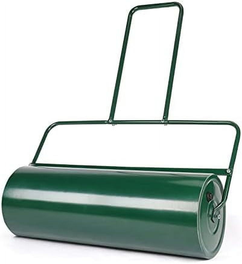 lawn roller, push/pull steel sod roller water/sand filled 13 gallons/48 ...