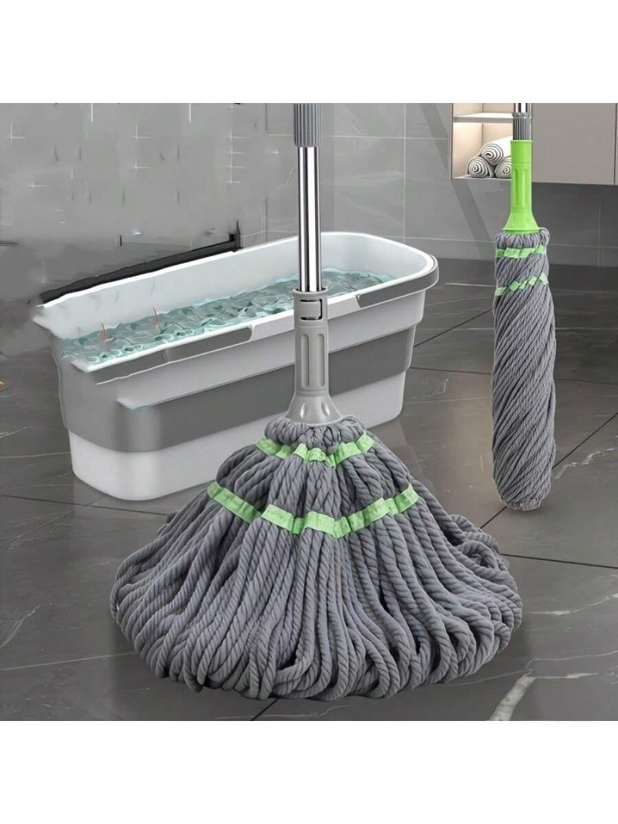 When a lazy family member mopps the floor, uses a mop cloth to mop the ...