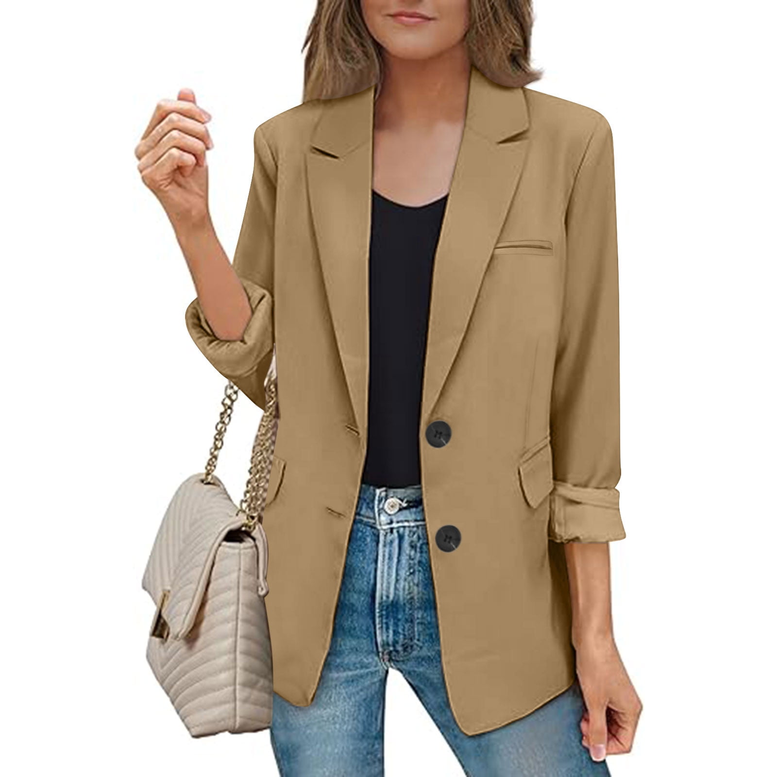 lcziwo Blazer for Women Business,Blazers for Women Business Casual Long ...