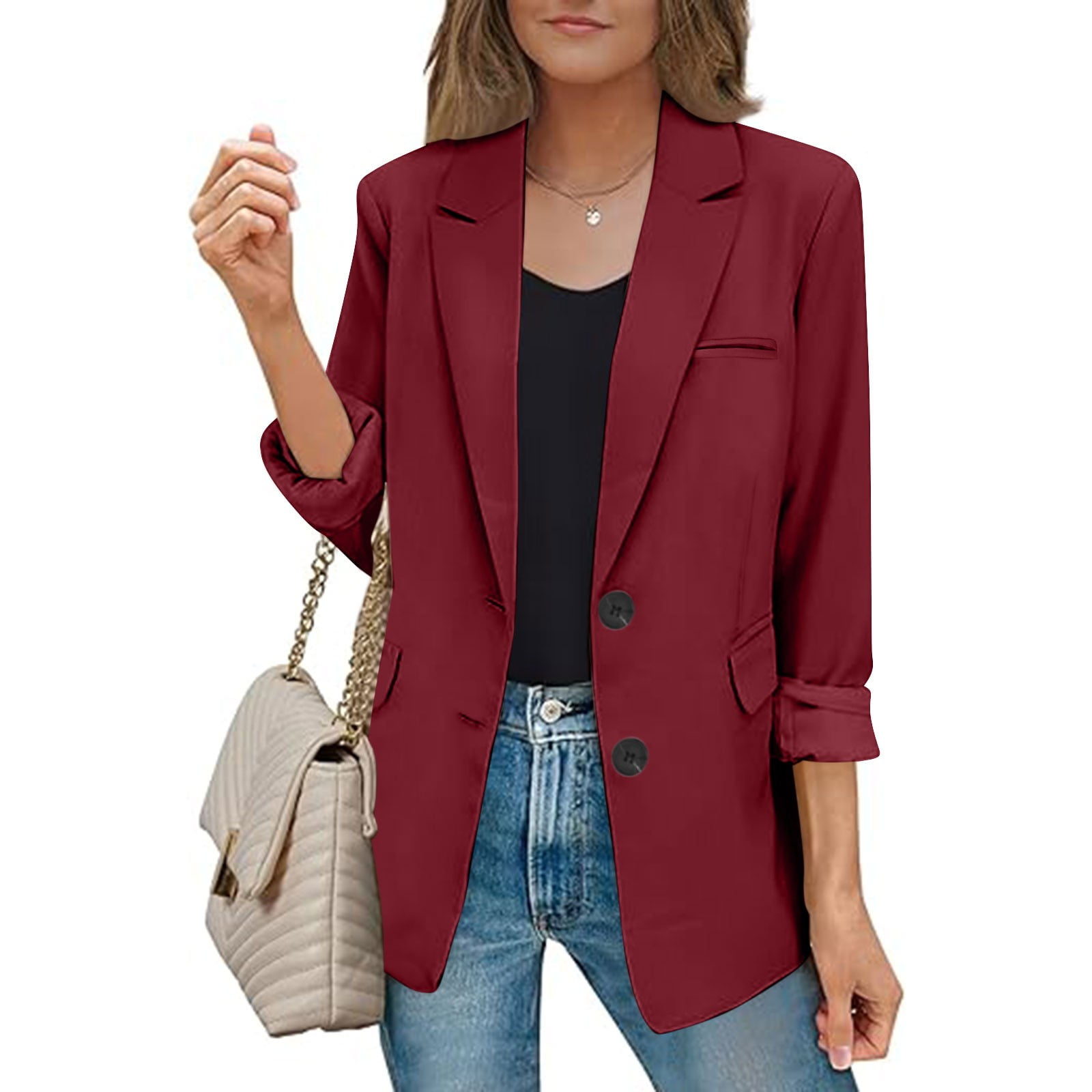 lcziwo Blazers Women Business,Womens Bussiness Casual Blazers Open ...