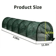 Moclever Garden Mesh Netting Kit, Raised Garden Bed Cover with 8x26ft ...