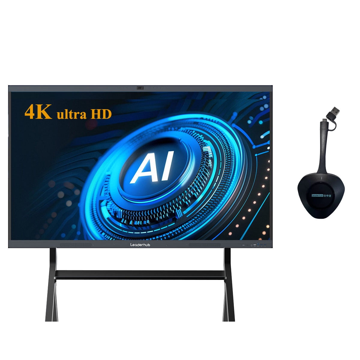 leaderhub L65HM 65 inch 4K 8G+128G 1Ultra HD Hybrid Conference Displays Interactive Flat Panel ...