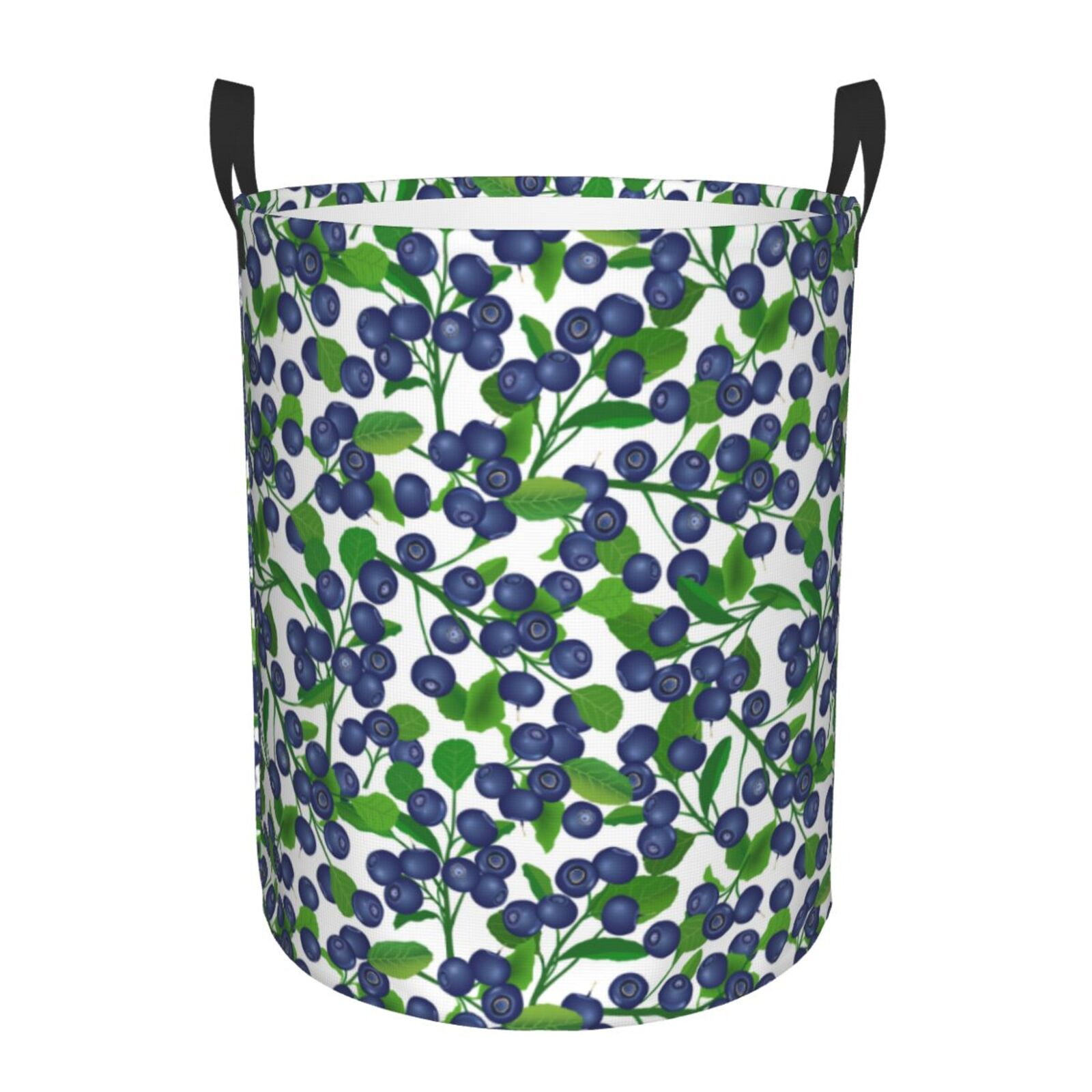 leaf Blueberry green Laundry Basket, Laundry Hamper Waterproof Laundry ...