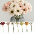 leaveforme 5PCS Sunflowers Artificial Flowers Long Stem Sunflower ...
