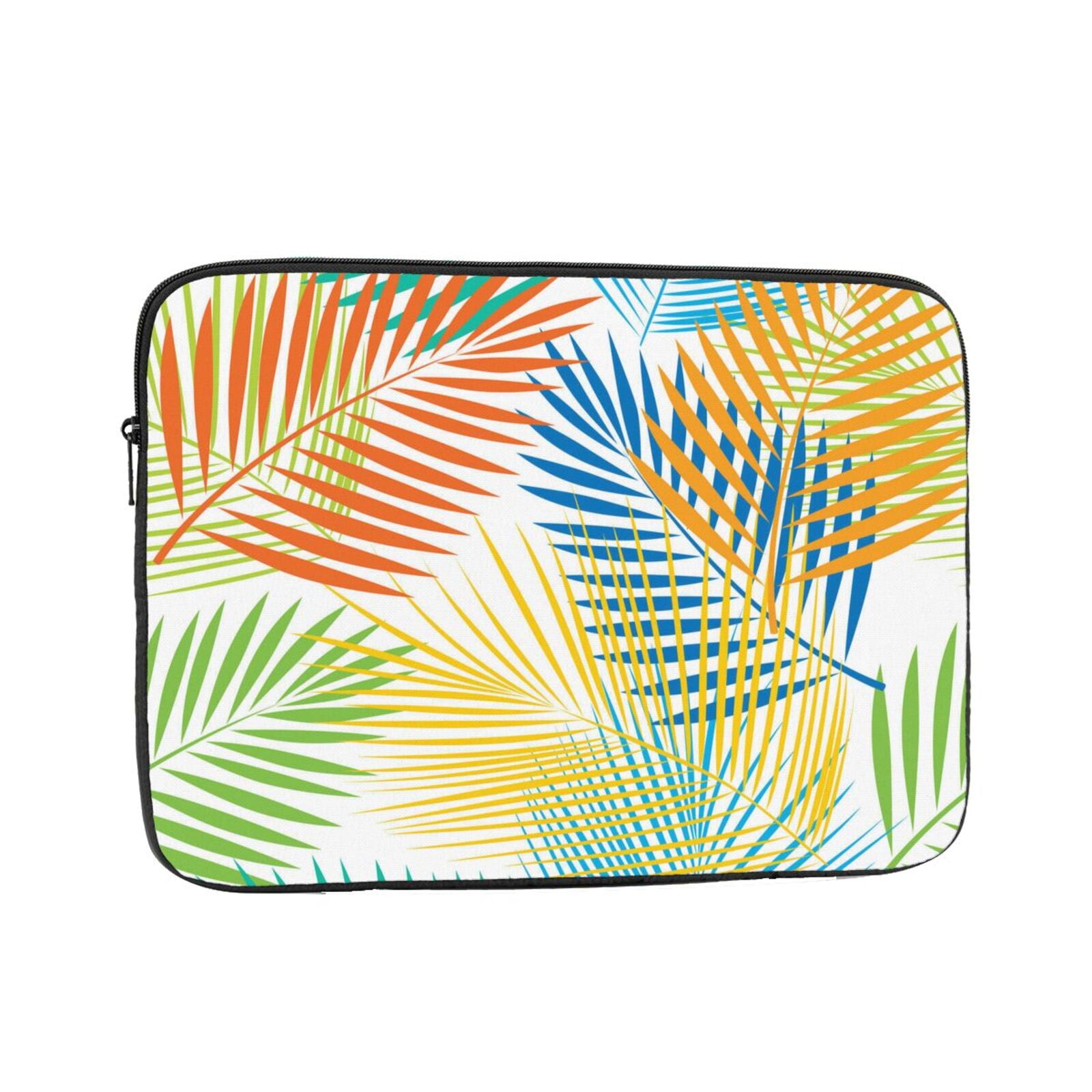 leaves palm tree 13 inch Portable Laptop Sleeve Compatible with MacBook ...