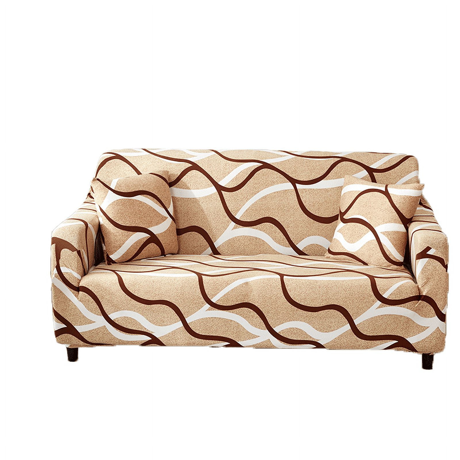 leaves pattern Sofa Cover Slipcovers Elastic All-inclusive Couch Case ...