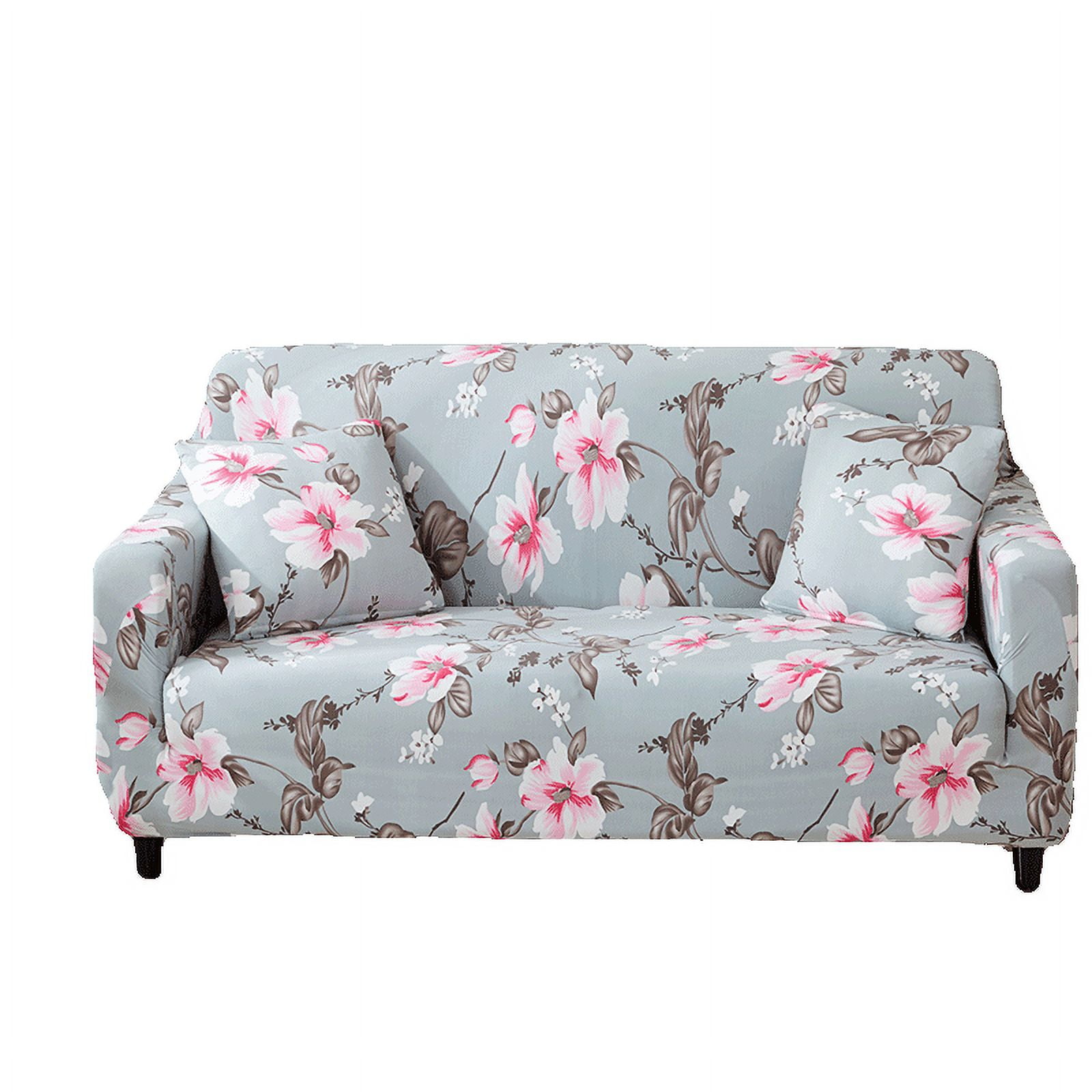 leaves pattern Sofa Cover Slipcovers Elastic All-inclusive Couch Case ...