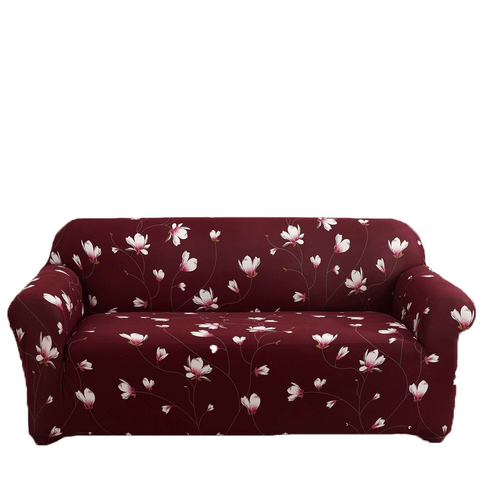 leaves pattern Sofa Cover Slipcovers Elastic All-inclusive Couch Case ...
