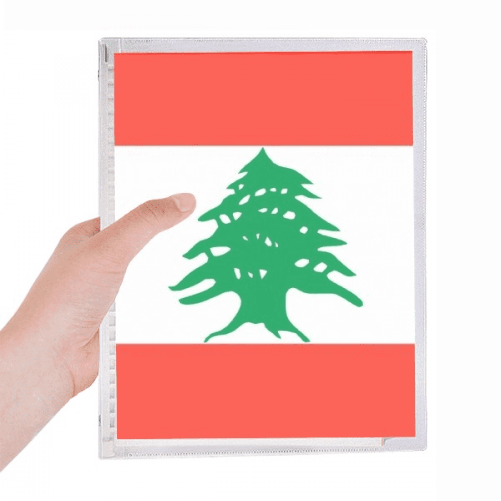 lebanon national flag asia country notebook loose diary refillable ...