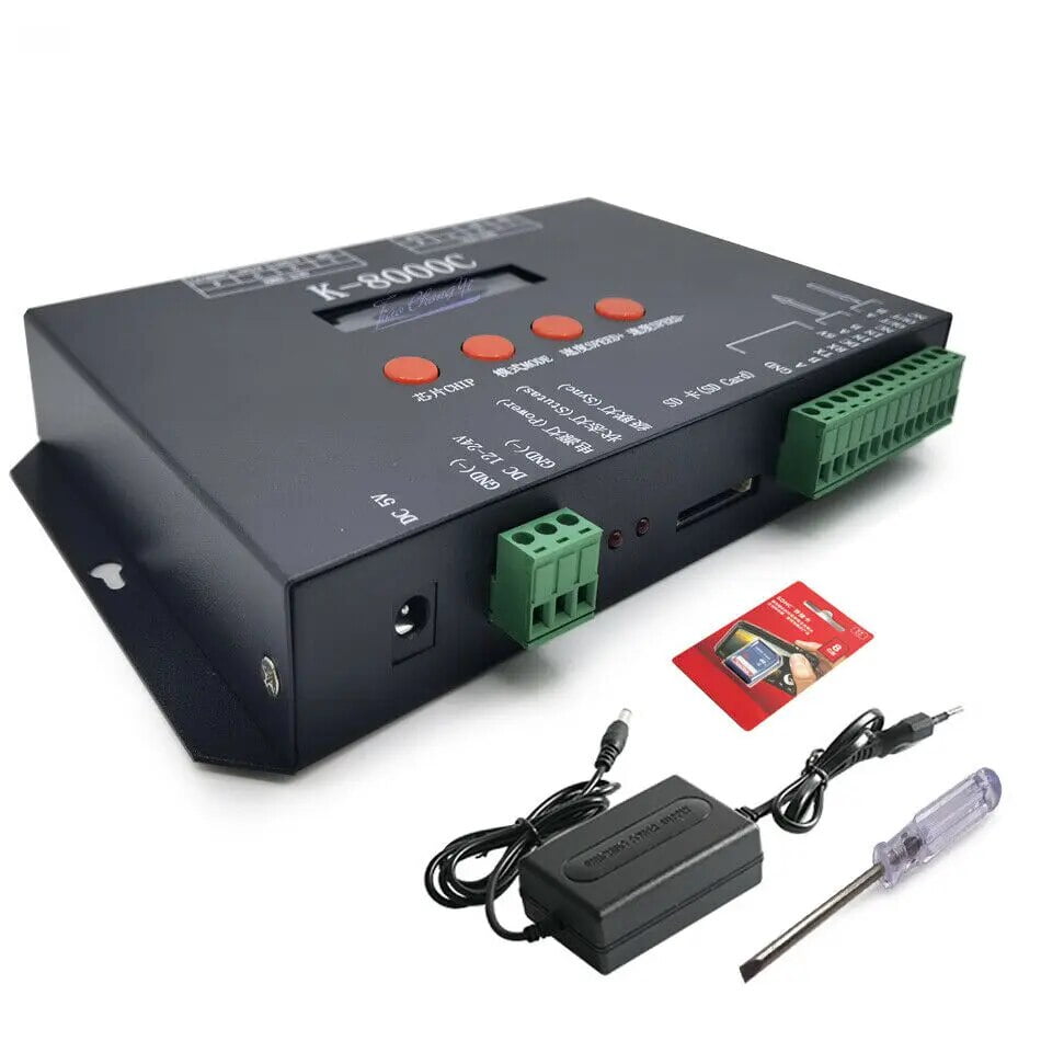 led Pixel contorller K-1000C,K-4000 K-8000C T-790K SK6812 WS2812B ...