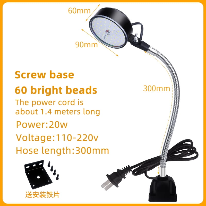 led Workshop Working Lamp 12W 110-220V Flexible L40cm gooseneck ...