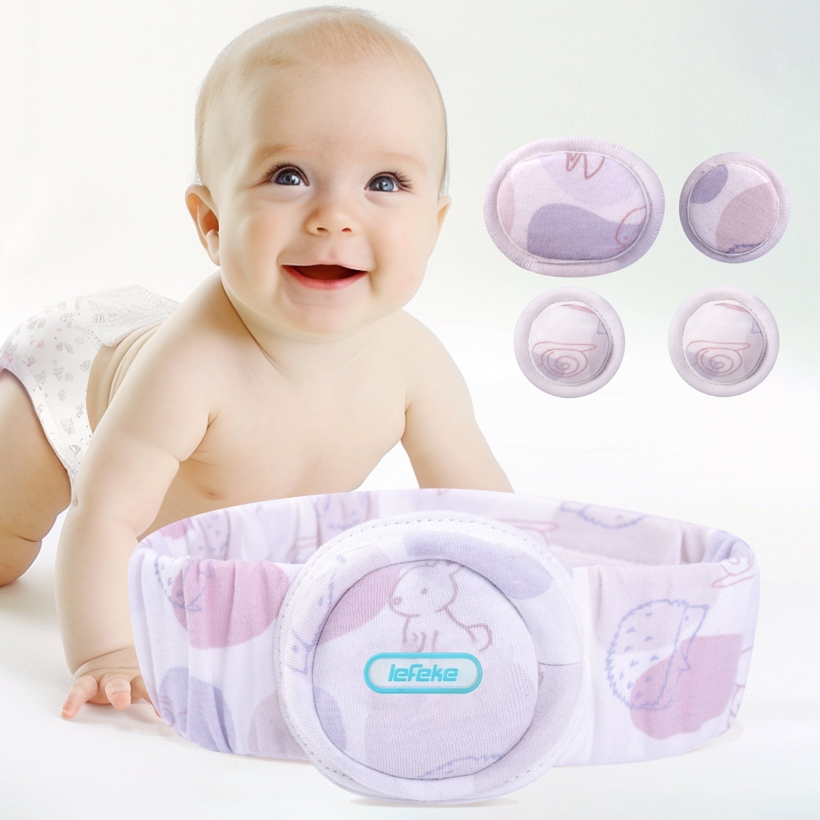 lefeke Umbilical Hernia Belt Baby Belly Button Band, Newborn Belly Wrap ...