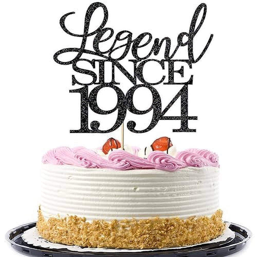 legend since 1994 cake topper 29th birthday happy birthday cake topper ...