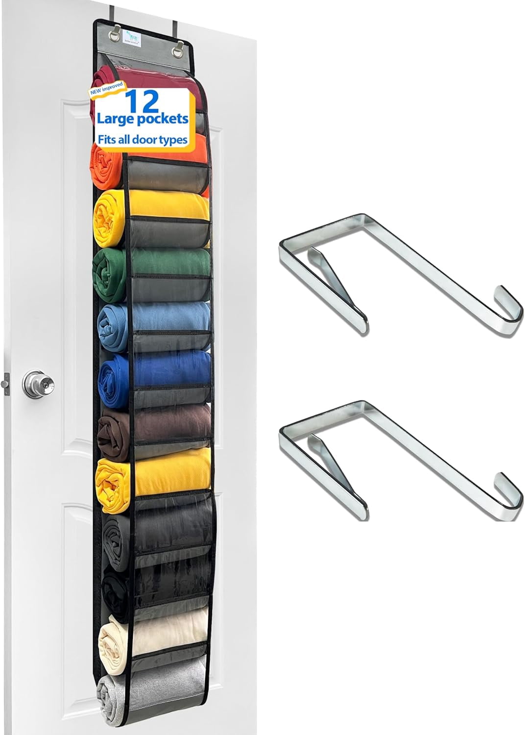 legging organizer, 12spacious pockets,closet organizers and storage ...