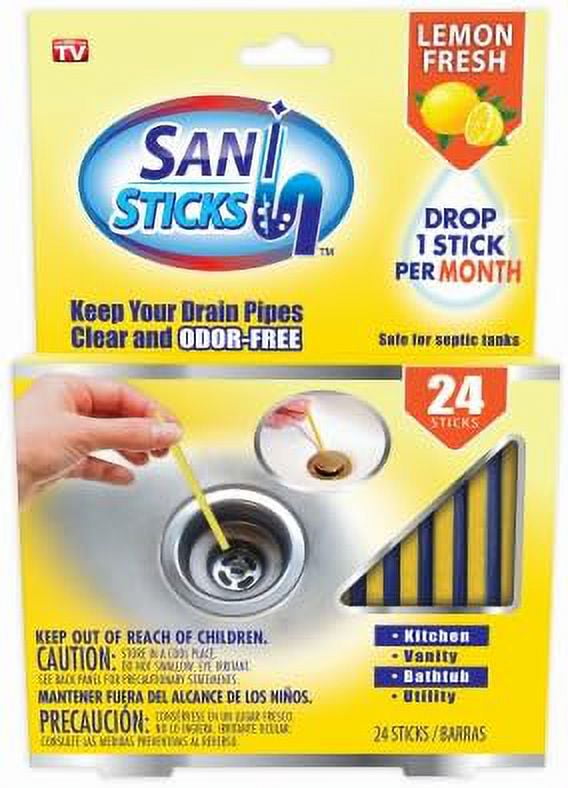 lemon drain concentrated cleaning & sanitation sani-stick - Walmart.com