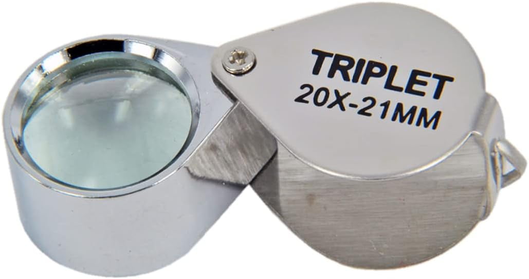 lens jewelers eye Glasses fold magnifier Handheld gem diamond magnifier ...