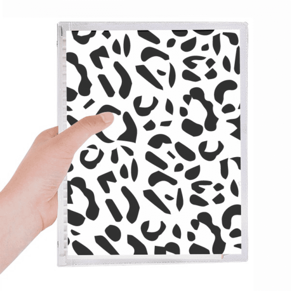 leopard animal art grain illustration pattern notebook loose diary ...