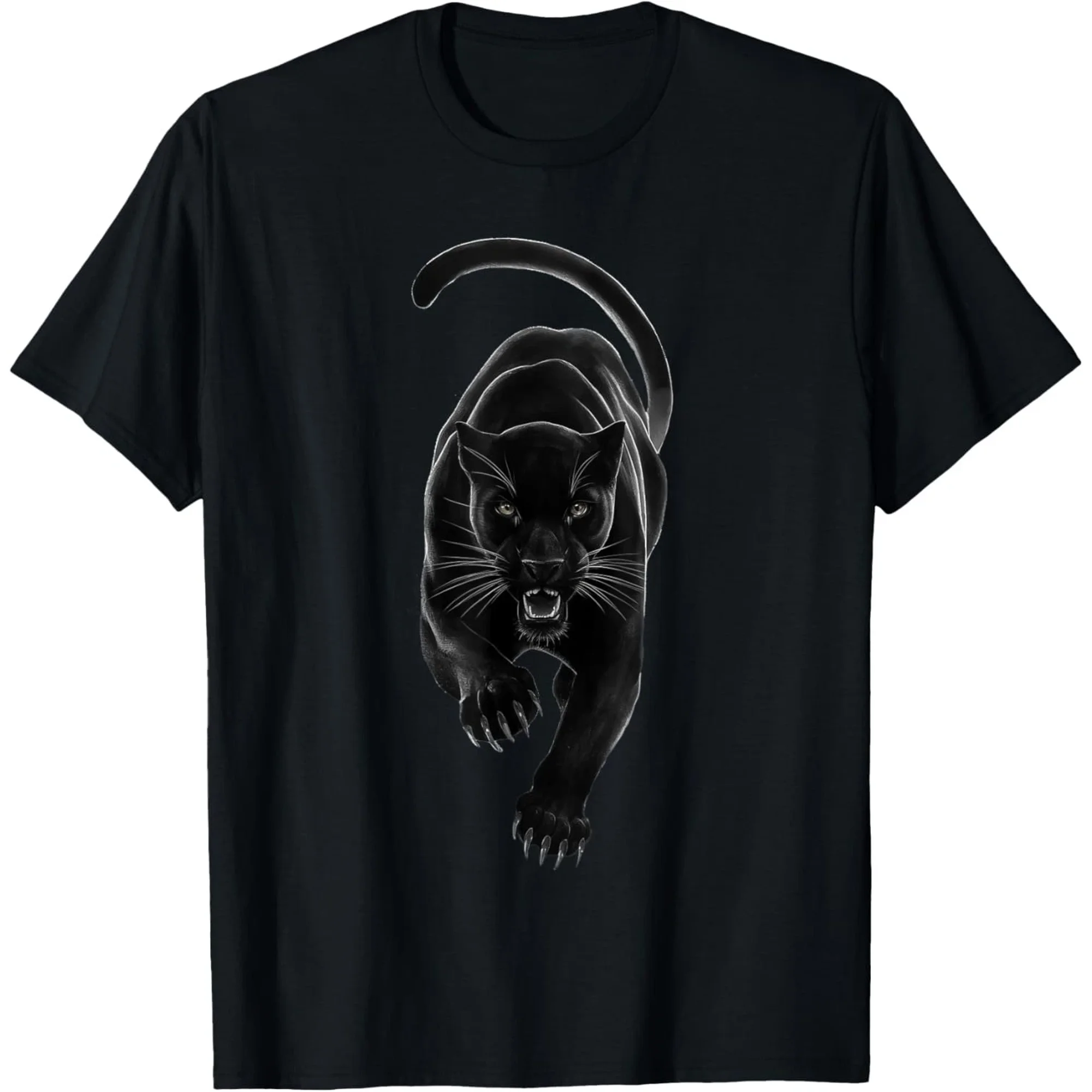 leopard jaguar Animal Powerful Cat Panther Graphic T-Shirt - Walmart.com