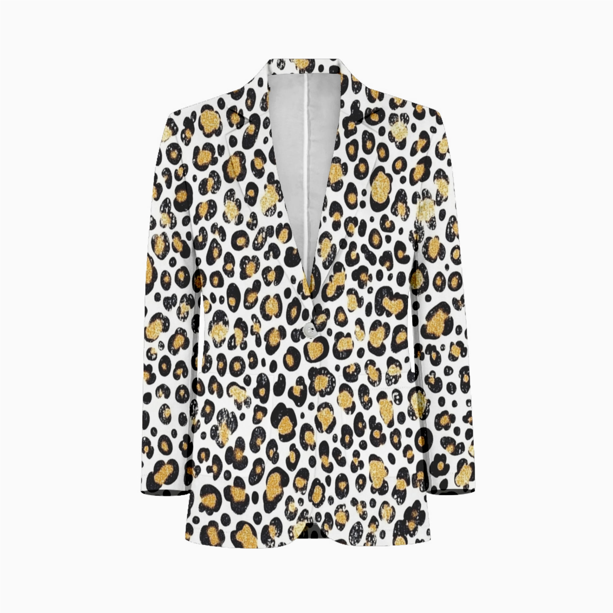 leopard spots in black and gold Men's Suit Blazer Casual Party Wear ...