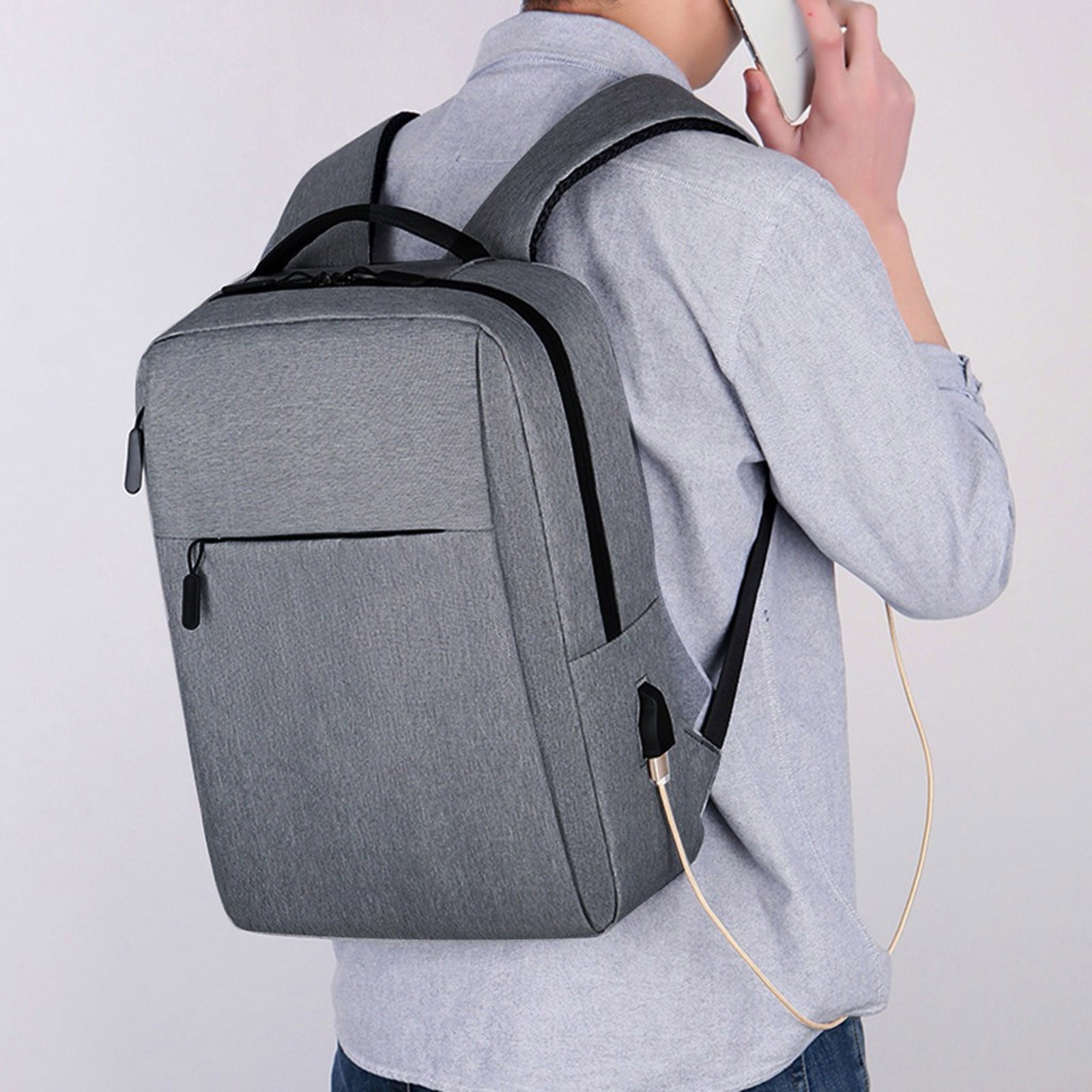 leozcaa Convertible Laptop Backpack 15.6 Inch Large Capacity Men Women ...