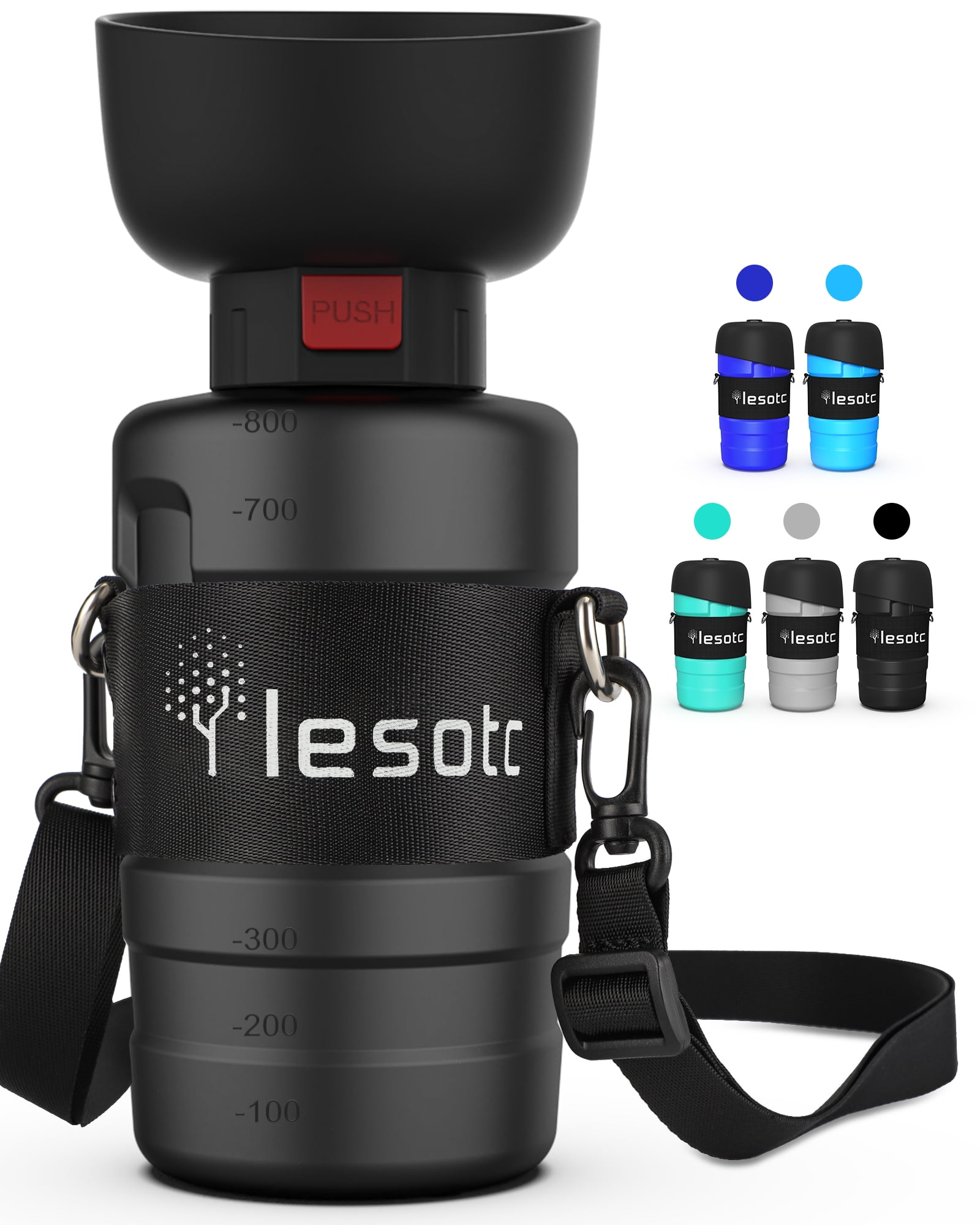 lesotc 2022 Upgraded Pet Water Bottle for Dogs,Dog Water Bottle ...