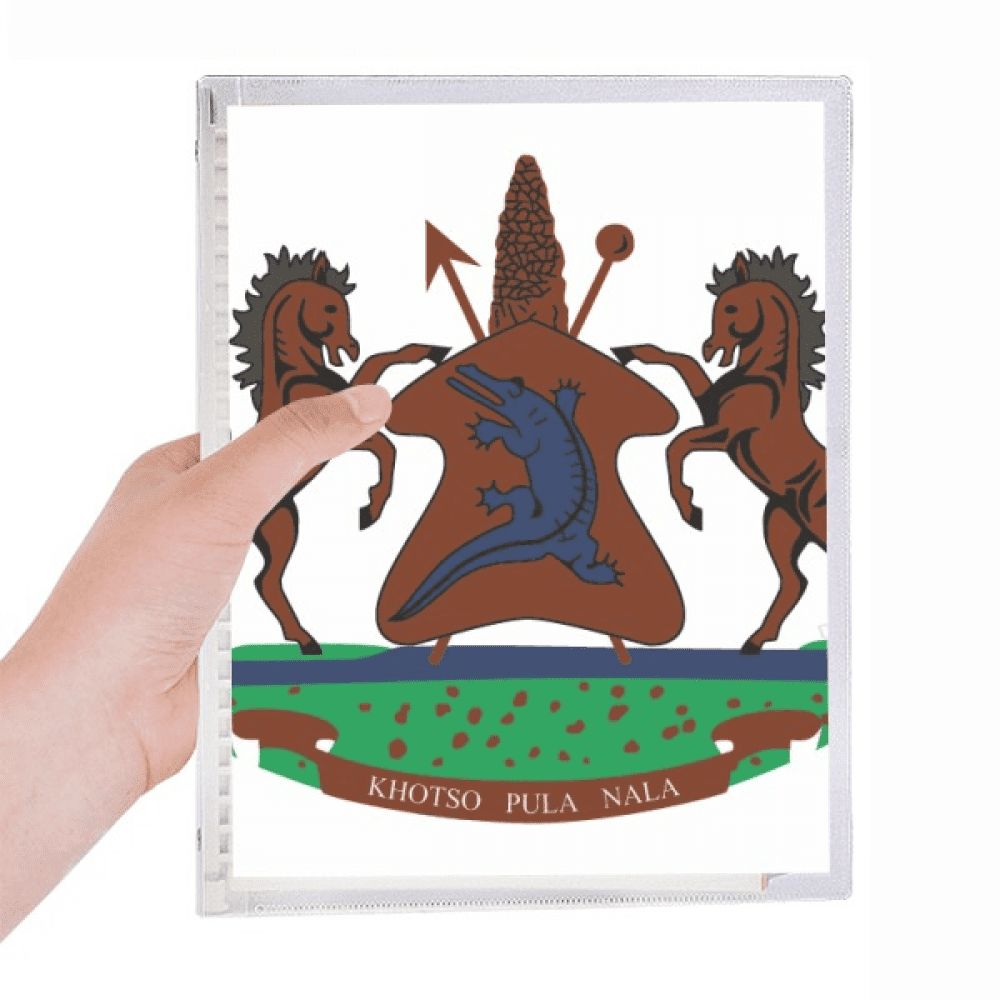lesotho afnational emblem notebook loose diary refillable journal ...