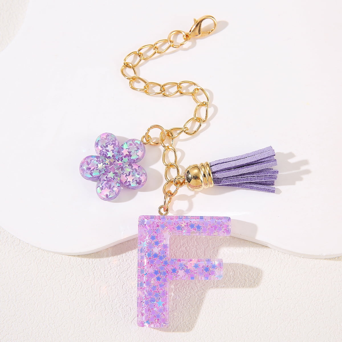 letter keychain,Decorative Keychain, Cute Key Chains for Women Girls ...