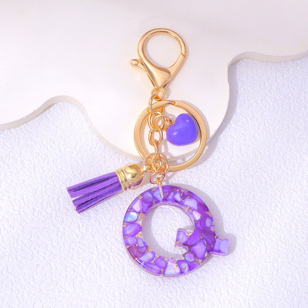 letter keychain,Decorative Keychain, Cute Key Chains for Women Girls ...