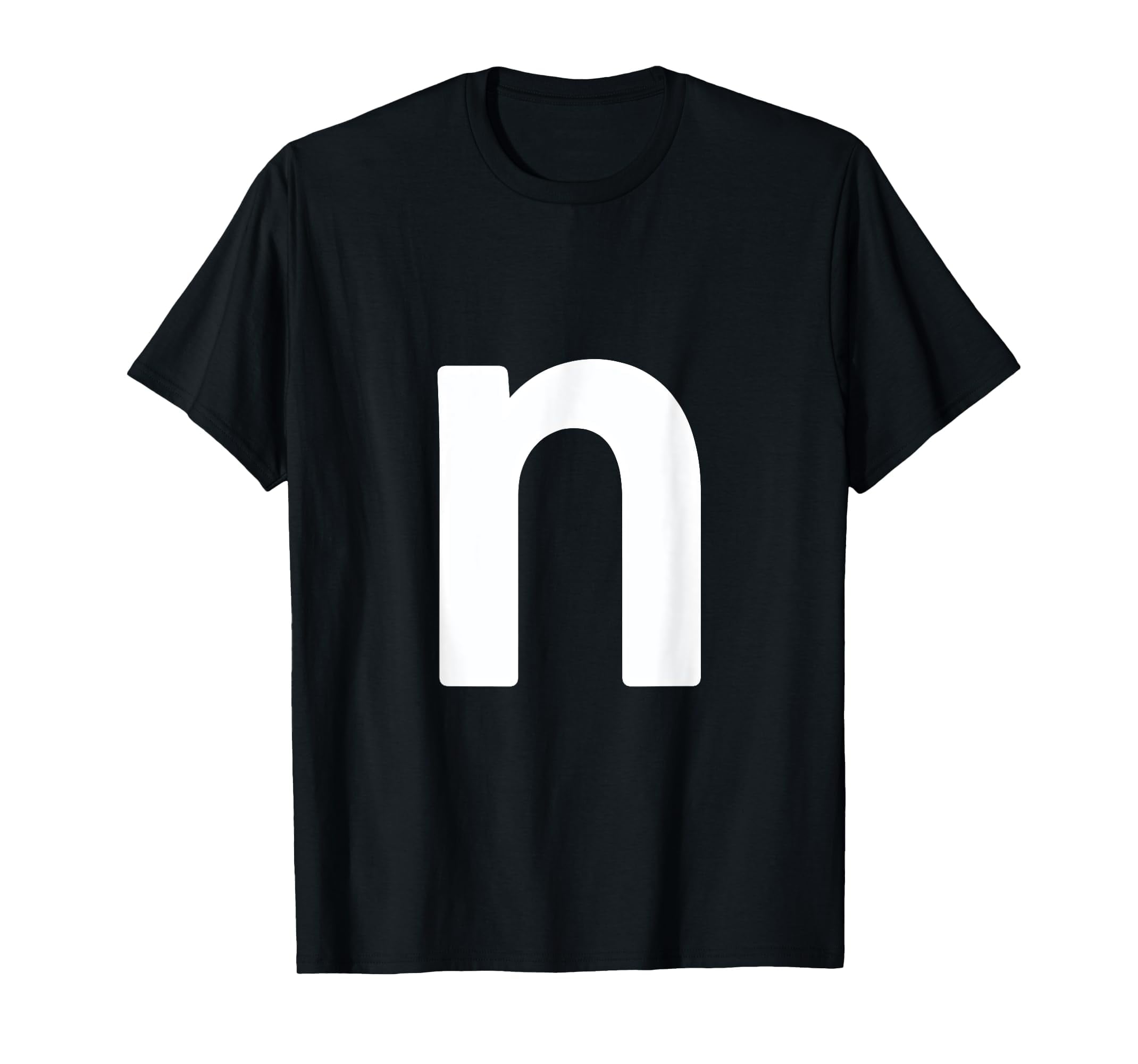 letter n lower case alphabet matching Halloween ABC T-Shirt - Walmart.com
