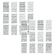 Mr. Pen- Letter Stencils, 12 Pack, 4 x 7 Inch, Alphabet Stencils ...